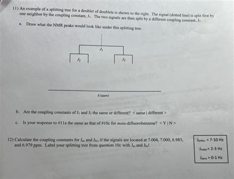 Solved 11 An Example Of A Splitting Tree For A Doublet Of