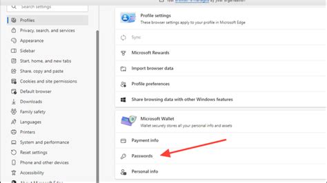 How To Manage Saved Passwords In Microsoft Wallet