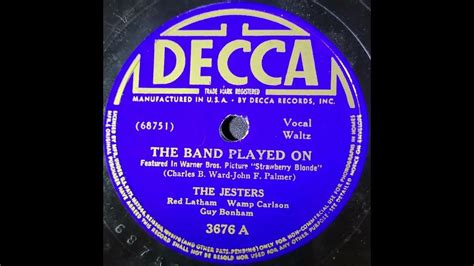 The Jesters The Band Played On Youtube