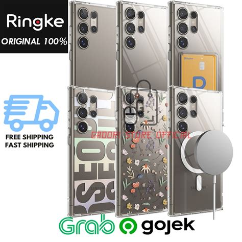Jual Case Samsung Galaxy S24 Ultra S24 Plus S24 Ringke Fusion Hybrid MagSafe Magnetic Card Slot