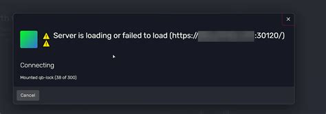 cfc srv record error server is loading or failed to load custom port