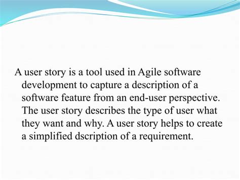 Iteration Planning And User Story Definition PPT