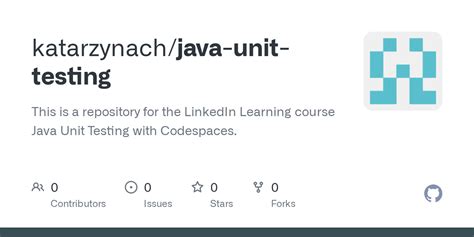 Github Katarzynachjava Unit Testing This Is A Repository For The