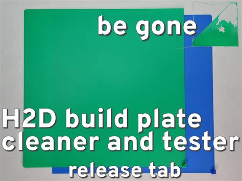 H2d First Layer Adhesion Test And Bed Cleaning By Professional3d