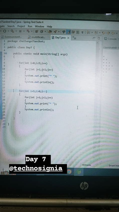 Aniket Jadhav On Linkedin Day 7 Technosignia