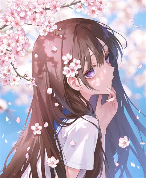 Anime Girl Under A Tree