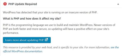 How To Update Php In Wordpress Using Cpanel Dumb It Dude