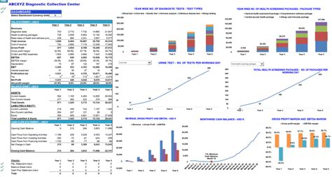 Diagnostic Collection Center Financial Model Template Excel Xls