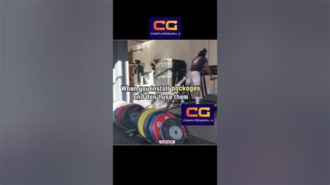 Install Package Dont Use Them Programmer Memes Javaprogramming