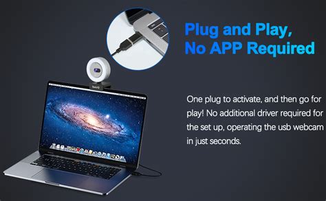 Instyq 1080p Webcam With Light Web Camera With Built In Privacy Cover