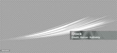 곡선과 물결 모양의 표면이 있는 투명한 조명 효과 흰색 반짝임은 조명 효과로 반짝입니다 밝은 흰색 선 추상적인 움직임의 선