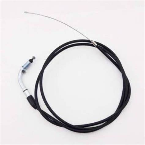 Bajaj Accelerator Cable Steel Black Round Durable Corrosion Resistant Flexible Design Smooth