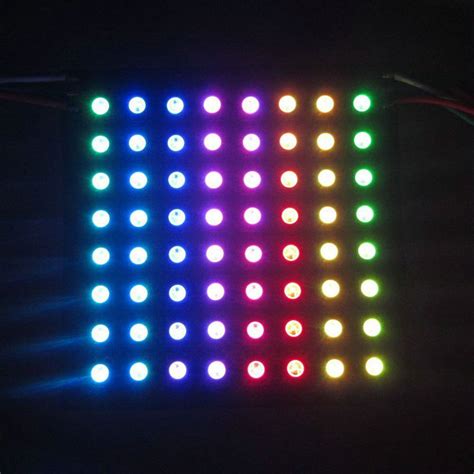 8 8 64pixel 5050 Ws2812b Built In Ws2811 Addressab Grandado