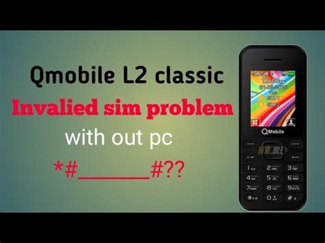 How To Change Imei Number Qmobile L2 Classic YouTube