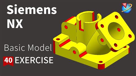 Siemens Nx Tutorial For Beginnersbasic Model Exercise 40 Youtube
