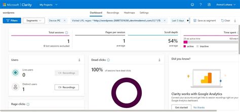 How To Connect Microsoft Clarity With Wordpress Magento And Php