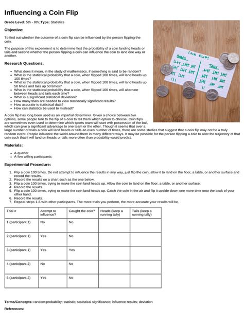 influencing a coin flip pdf statistics methodology