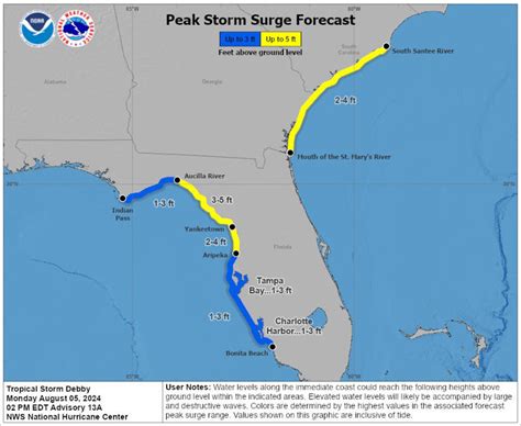 Map Shows Hurricane Debby Making Landfall In Florida And Its Deadly Path
