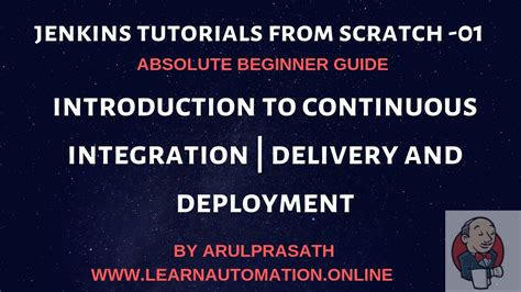 jenkins tutorials 01 intro to continuous integration continuous