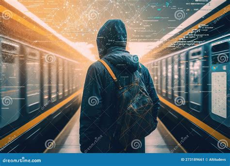 Person Using Machine Learning To Predict Future Stock Market Trends