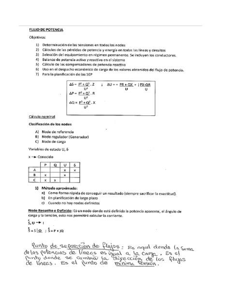 Flujos De Potencia Pdf