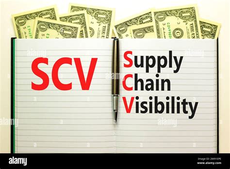 Scv Supply Chain Visibility Symbol Concept Words Scv Supply Chain