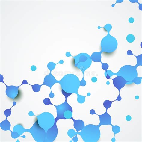 Abstract Vector Polygonal Background With Connecting Dots With Lines Stock Illustration