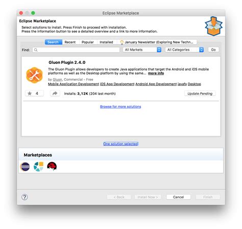 Error Installing Gluon Eclpse Plugin 240 On Eclipse Neon Jee Stack