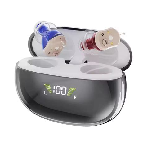 nano hearing amplifiers with wireless charging case