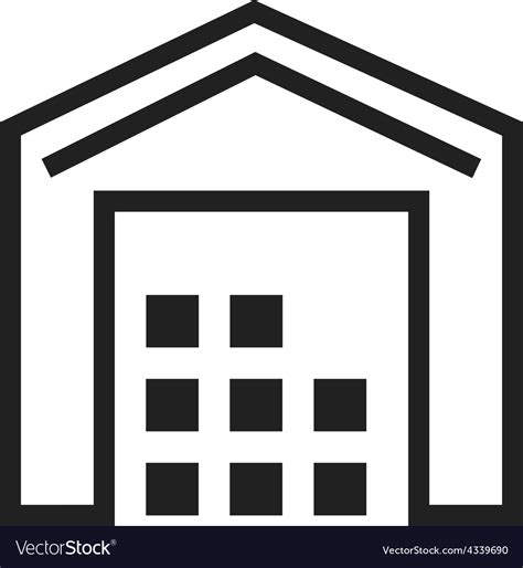 Storage Unit Royalty Free Vector Image Vectorstock