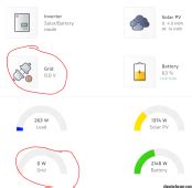 Hiding GRID Data Shown In Solar Assistant When Using An OFF GRID System