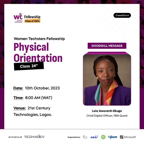 tech4dev on linkedin womentechstersfellowship empoweringtechleaders