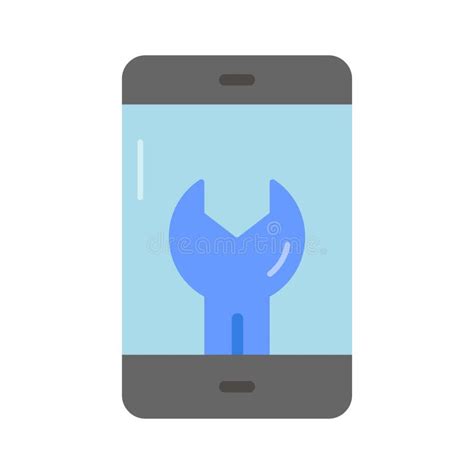 Cogwheel Inside The Mobile Concept Of Mobile Configuration Vector Stock Vector Illustration Of