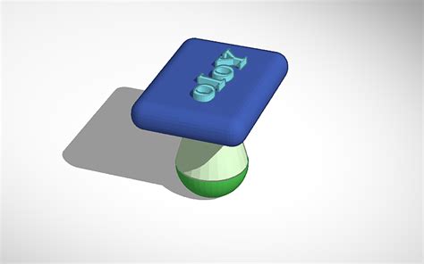 3d Design You Only Live Once Stamp Tinkercad