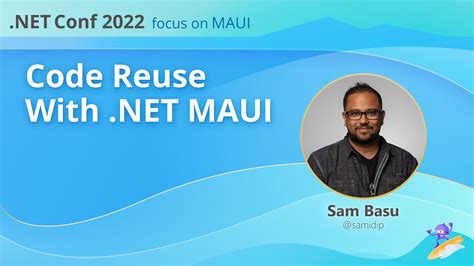 Code Reuse With Net Maui Net Conf Focus On Maui Youtube