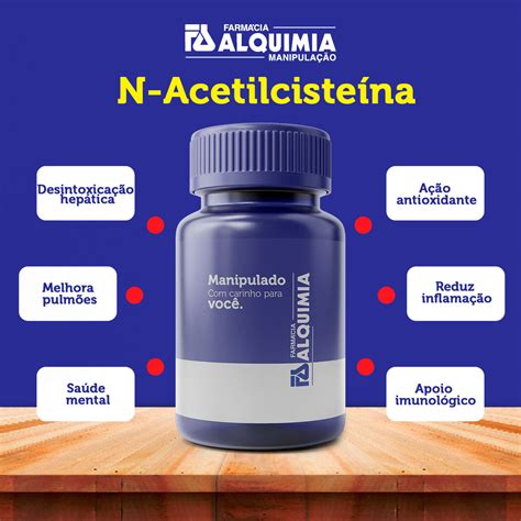 N Acetilcisteína 600mg 60 Doses