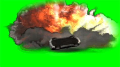 Car Crash Green Screen 4k Youtube