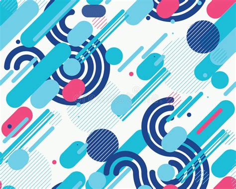 Vector Seamless Pattern Stock Vector Illustration Of Modern 74443887