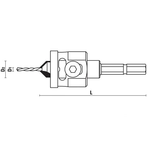 Hw Boring Bits With Countersink Sistemi Klein