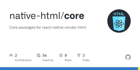 Github Native Html Core Core Packages For React Native Render Html
