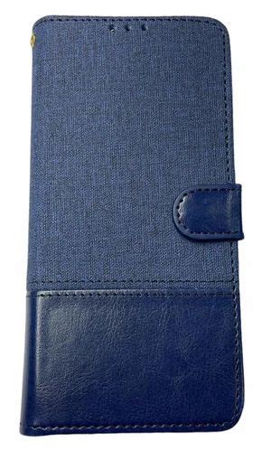 Leather Blue Xiaomi Poco C Mobile Flip Cover At In New Delhi