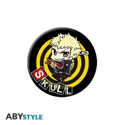 Persona 5 Set Of 6 Pin Badges Phantom Thieves Chibi