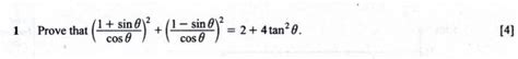 Igcse Additional Maths Paper 2 060621 Question 1 Solution Video The