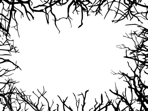 Rectangle Tree Branch Frame PNG Transparent OnlyGFX Com