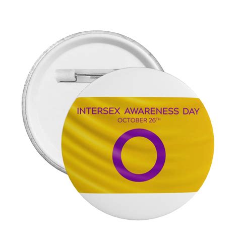 Inter Sex Awareness Day Circular Button Fashion Badge Decoration