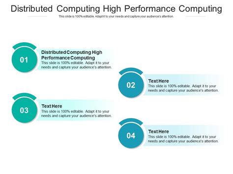 Distributed Computing High Performance Computing Ppt Powerpoint Presentation Icon Cpb