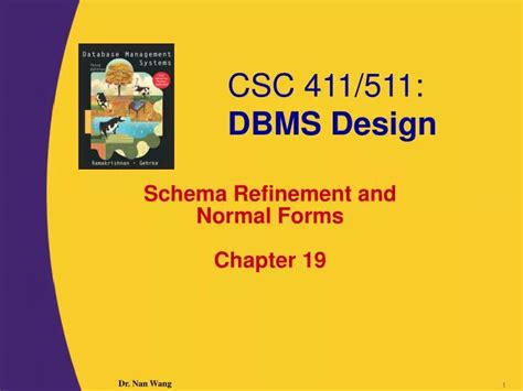 Ppt Schema Refinement And Normal Forms Chapter 19 Powerpoint
