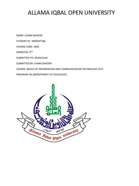 Basics Of Ict Assignment 1 Pdf Operating System Compiler