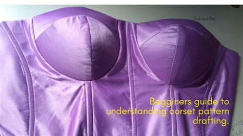 diy corset pattern making for begginers 3 part corset making how to