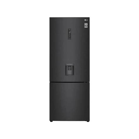 Lg Inverter Linear Compressor Combi Fridge Freezer Black The Culinarium
